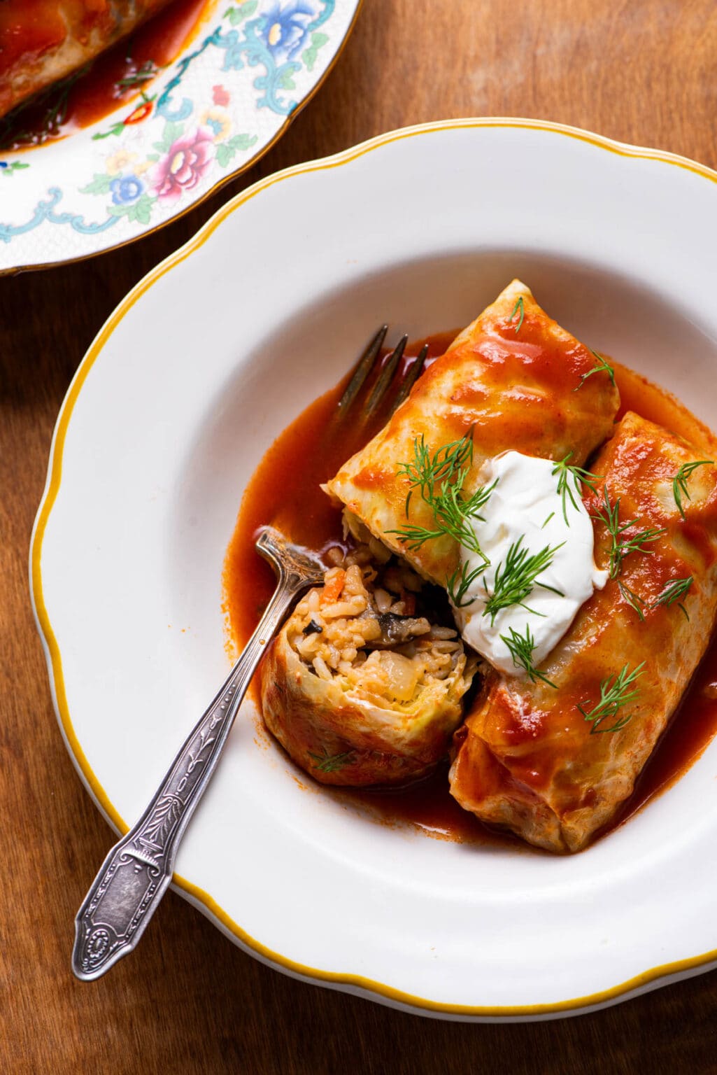 Vegetarian Ukrainian Cabbage Rolls (Golubtsi) - The New Baguette
